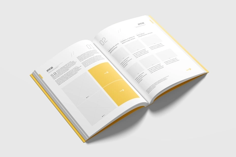 Free Portrait Softcover Book Mockup | Mockupnest