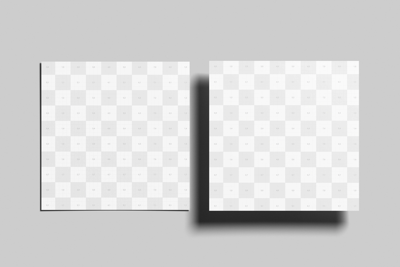 Free Square Poster Mockup Front View | Mockupnest
