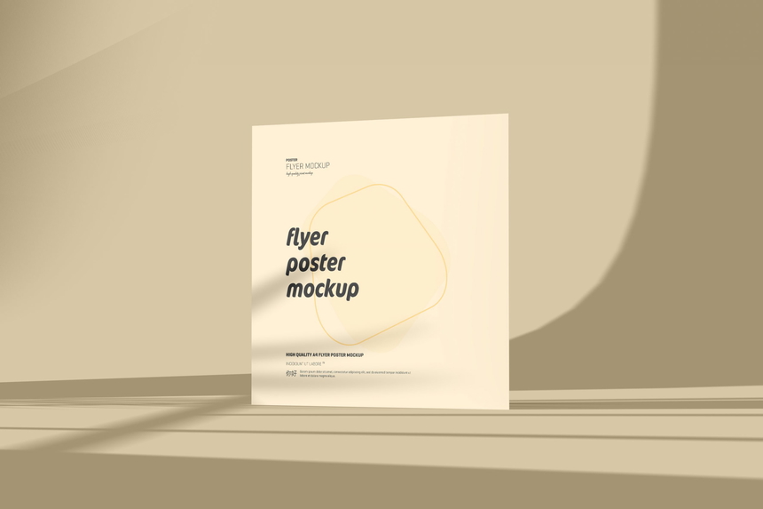 Download Square Poster Mockup PSD | Mockupnest
