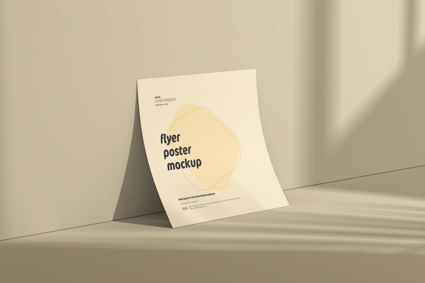 Download Square Poster Mockup PSD | Mockupnest