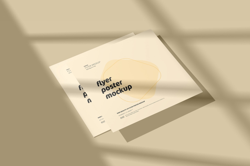 Download Square Poster Mockup PSD | Mockupnest