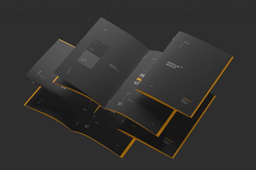 Free A4 Magazine | Brochure Mockup Set | Mockupnest