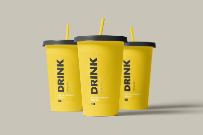 Free Drink Cup Mockup | Mockupnest