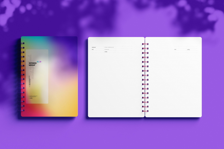 Free Spiral Notebook Mockup Set | Mockupnest Free Spiral Notebook Mockup Set | Mockupnest