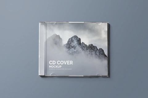 Free CD Cover Mockup | Mockupnest