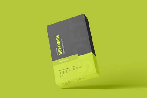 Free Software Box PSD Mockup | Mockupnest