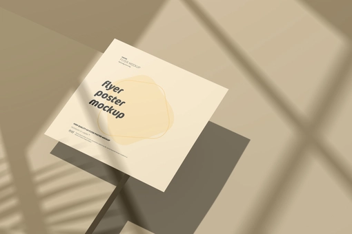 Square Poster Mockup | Mockupnest