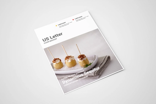 Free US Letter Flyer Mockup | Mockupnest