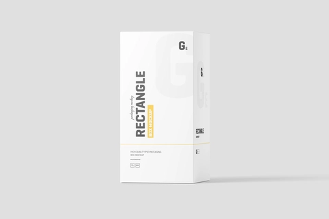 Free Rectangle Box Mockup | Mockupnest