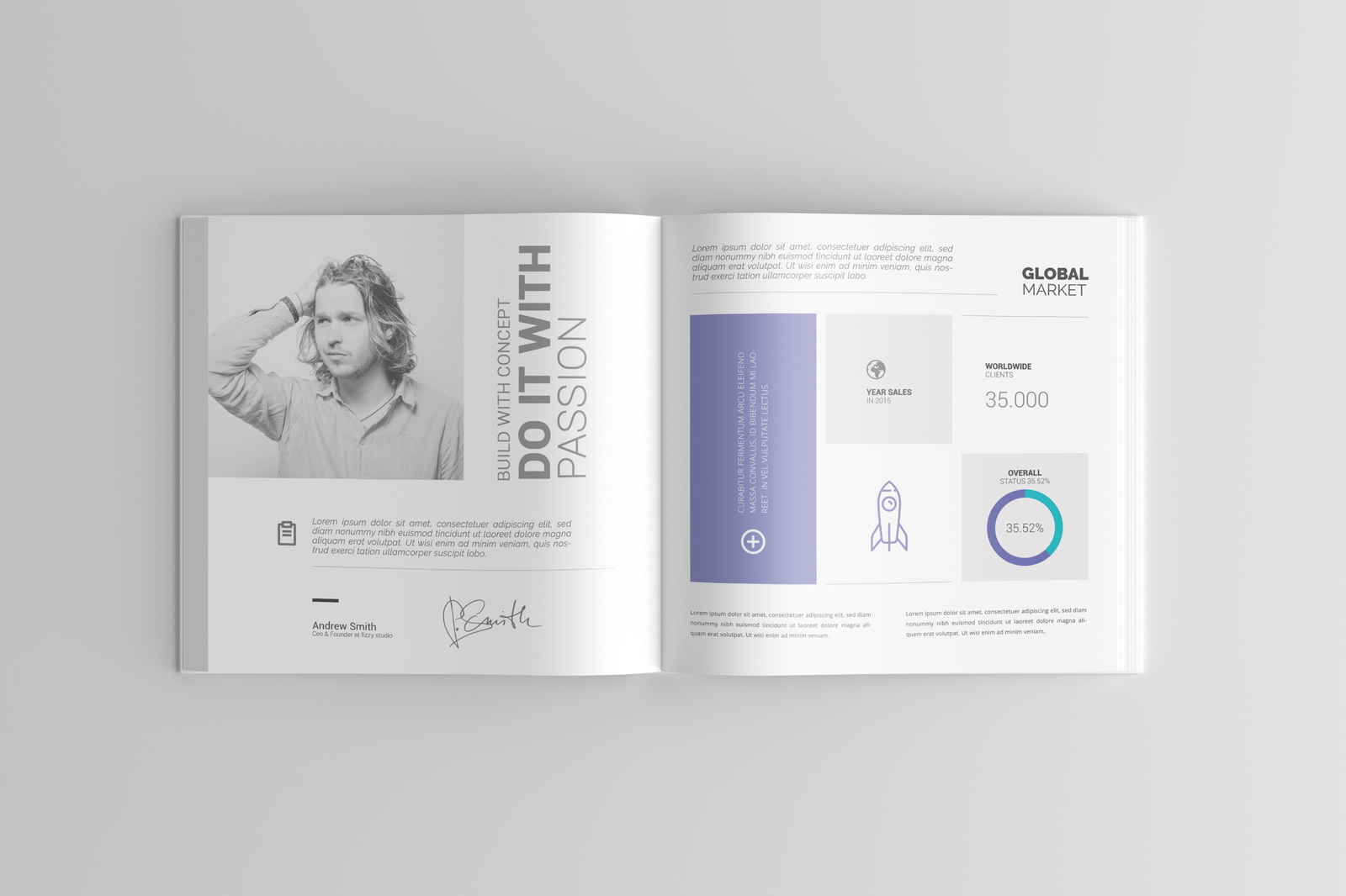 Free Square Book PSD Mockup | Mockupnest