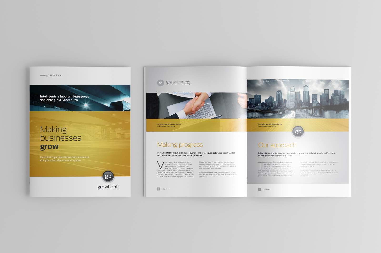 Free US Letter Brochure Catalog Mockup | Mockupnest