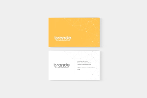 Simple Business Card PSD Mockup | Mockupnest