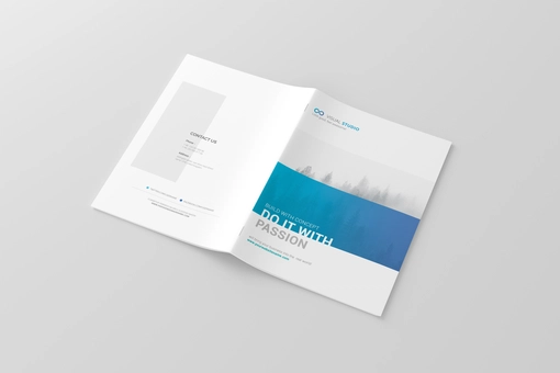 Free A4 Magazine / Brochure / Catalog Mockup | Mockupnest