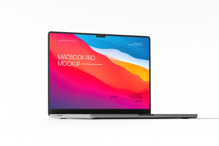 Simple Macbook Pro 16 Mockup | Mockupnest