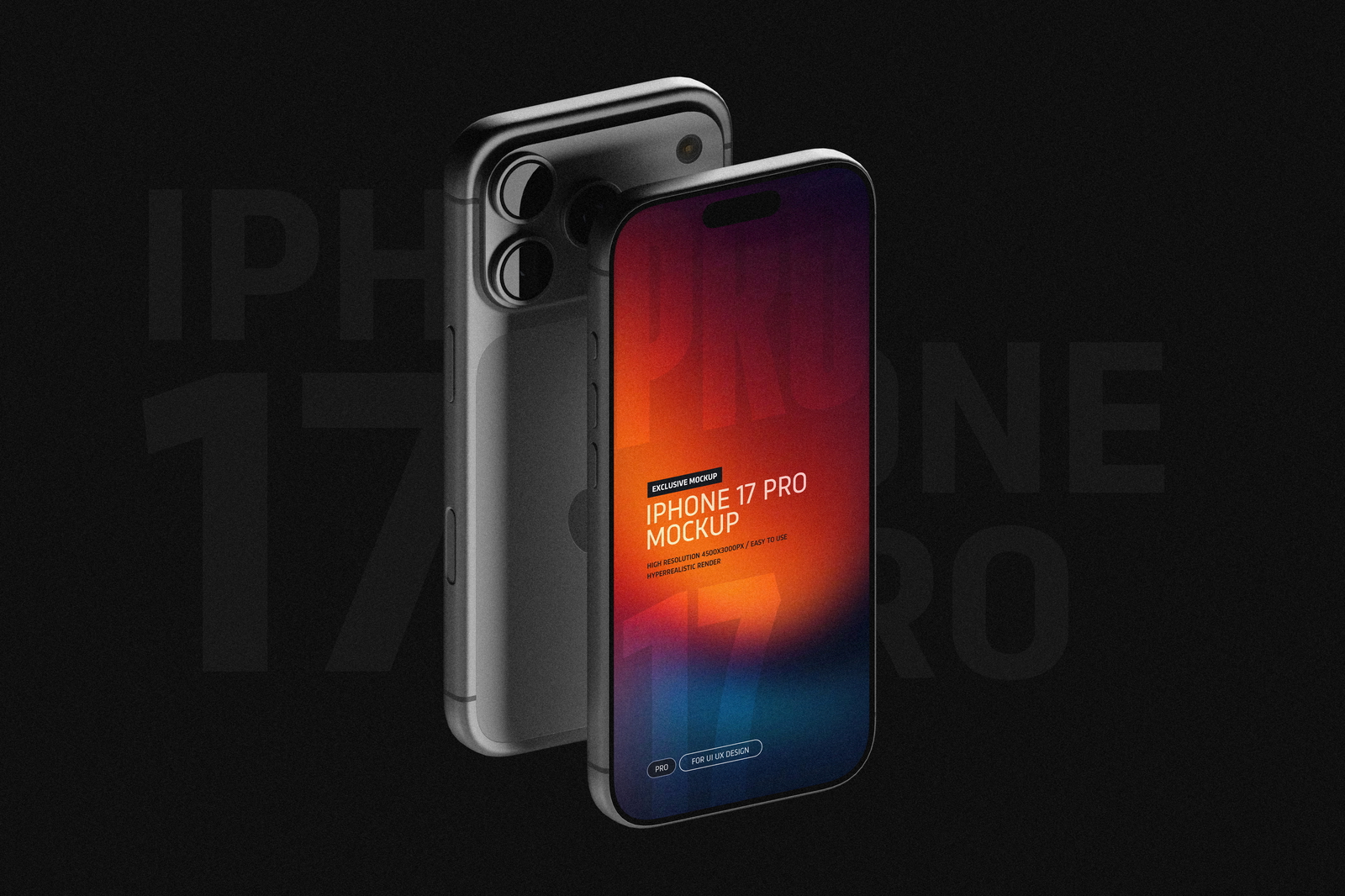 Free iPhone 17 Pro Mockup | Mockupnest