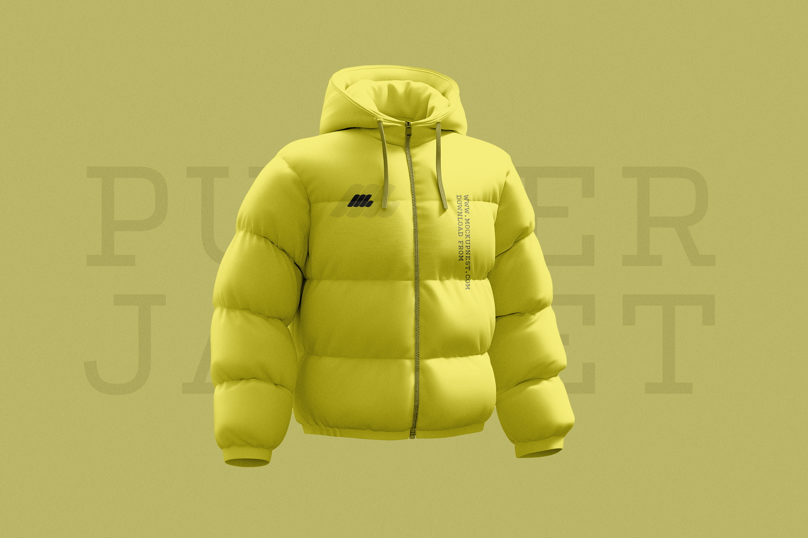 Puffer Jacket Mockup | Mockupnest