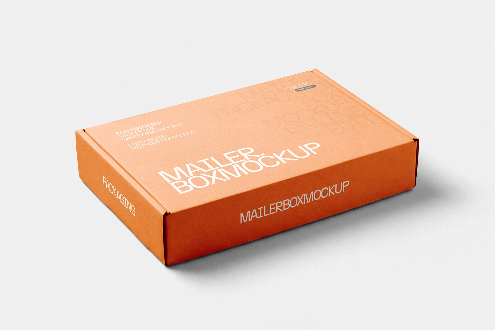 Free Mailer Box Mockup | Mockupnest